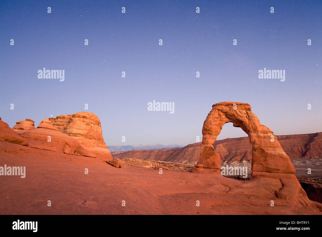 Delicate arch night hi-res stock photography and images - Alamy