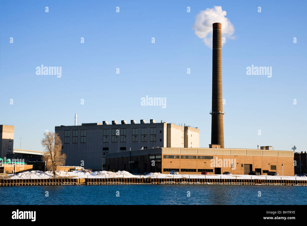 Factory in downtown Milwaukee Stock Photo - Alamy