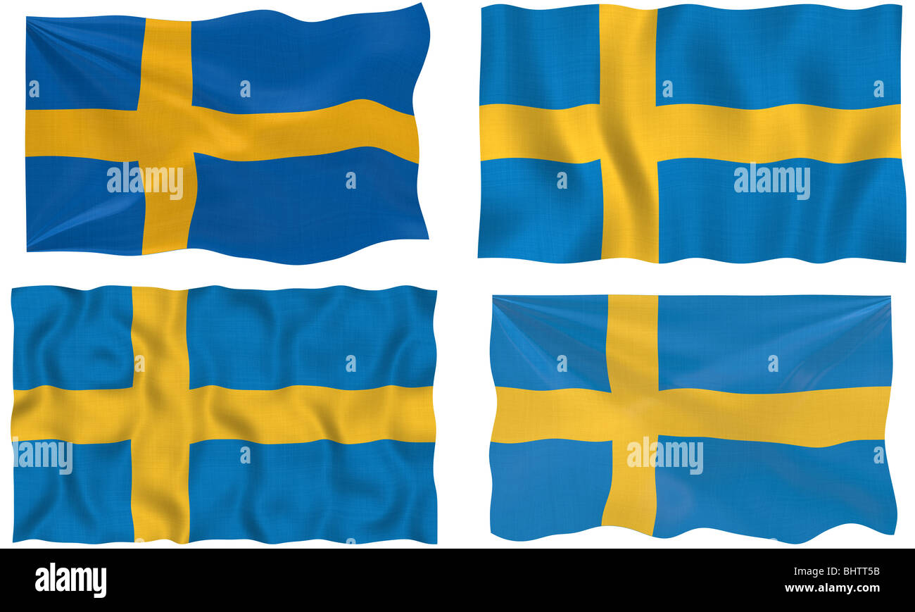 Great Image of the Flag of Sweden Stock Photo - Alamy