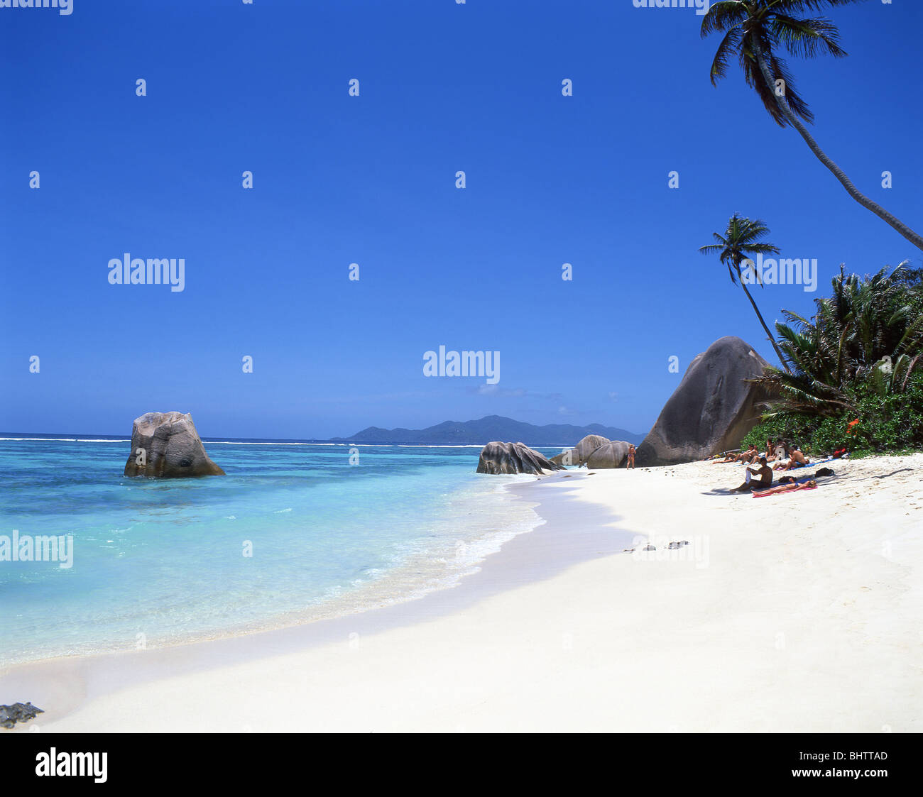Anse Source d'Argent Beach, La Digue, Inner Islands, Seychelles Stock ...