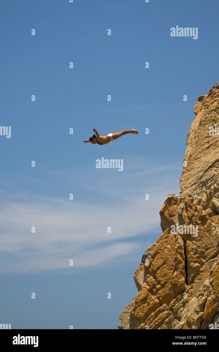 Cliff diver close up, La Quebrada, Acapulco, Mexico Stock Photo - Alamy