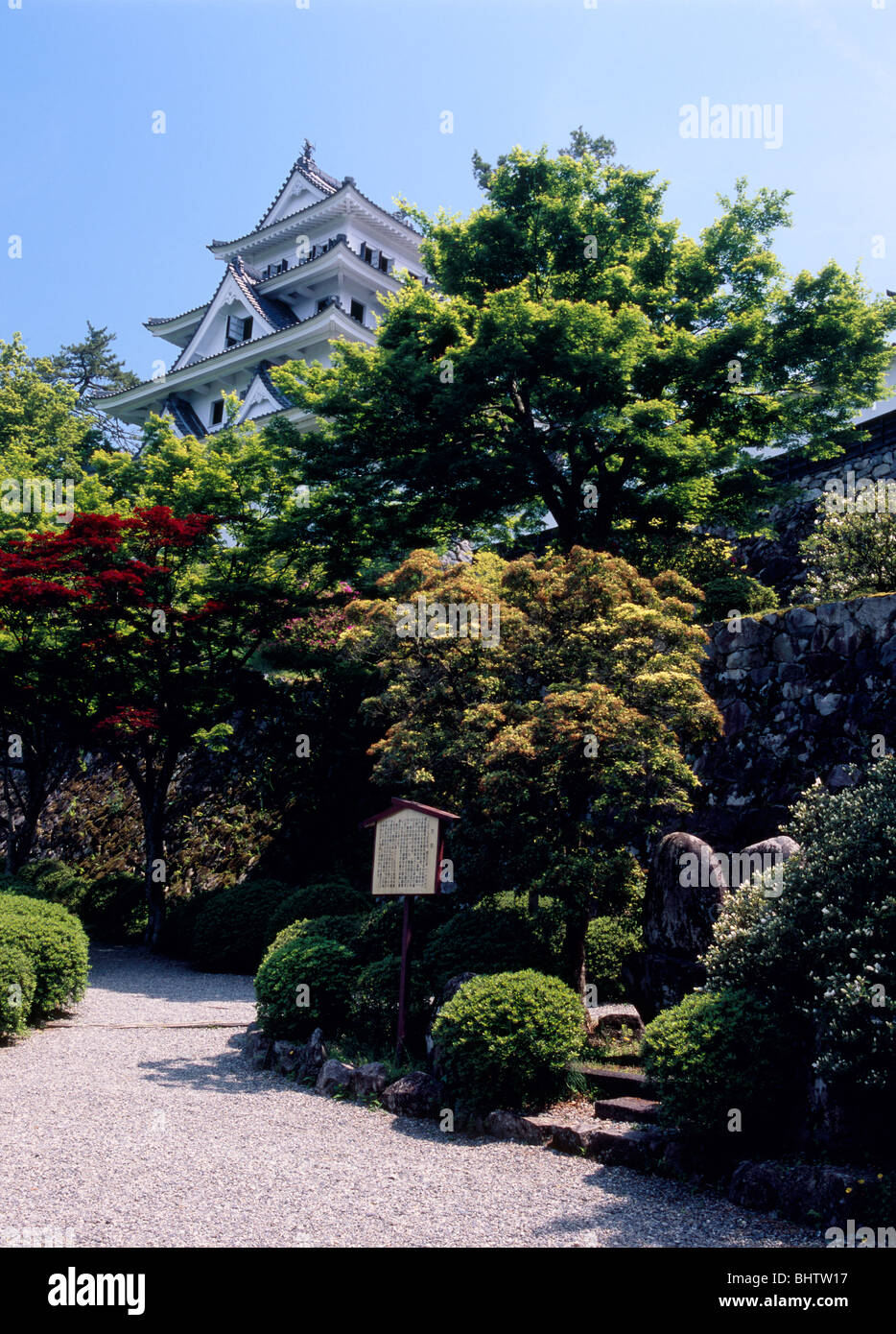 Gujo Hachiman Castle, Gujo, Gifu, Japan Stock Photo - Alamy