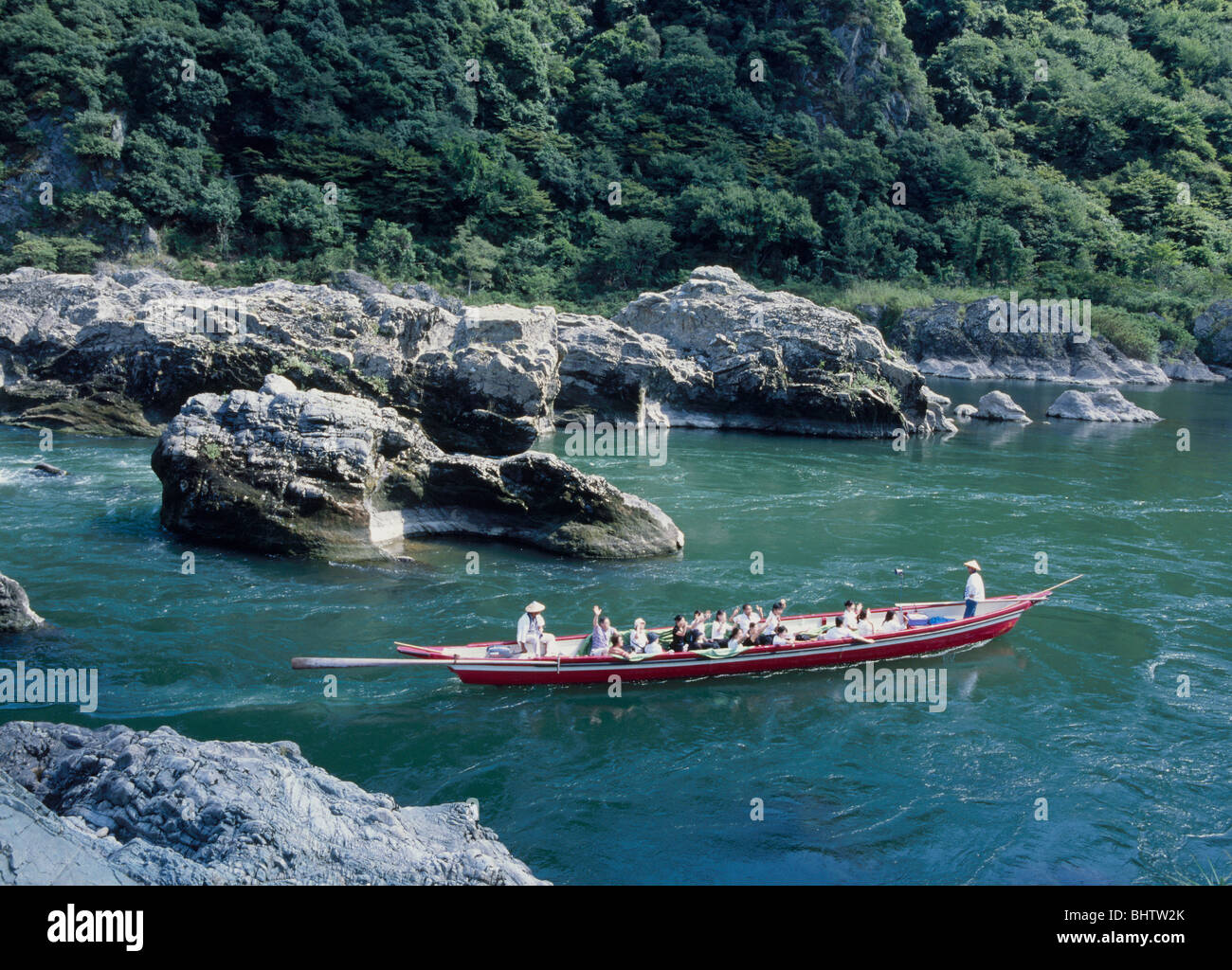 Nihon Rhine Boat Ride, Minokamo, Gifu, Japan Stock Photo - Alamy