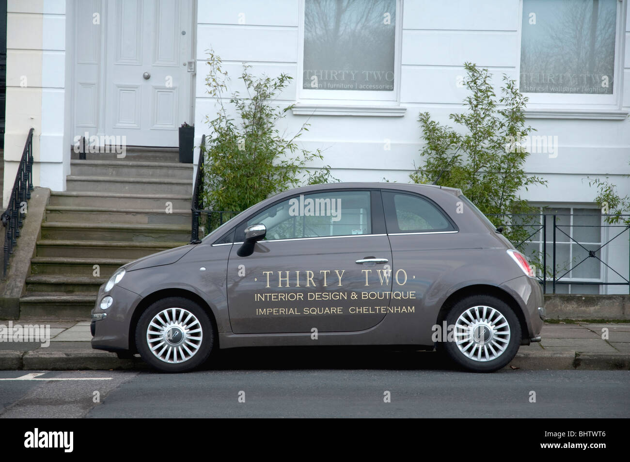 Small private taxi car outside 32 Imperial Gardens - a stylish B&B in ...