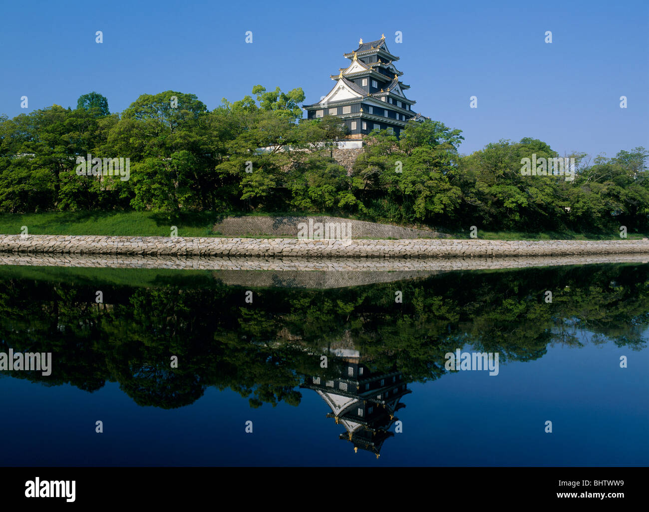 Okayama Castle, Okayama, Okayama, Japan Stock Photo - Alamy