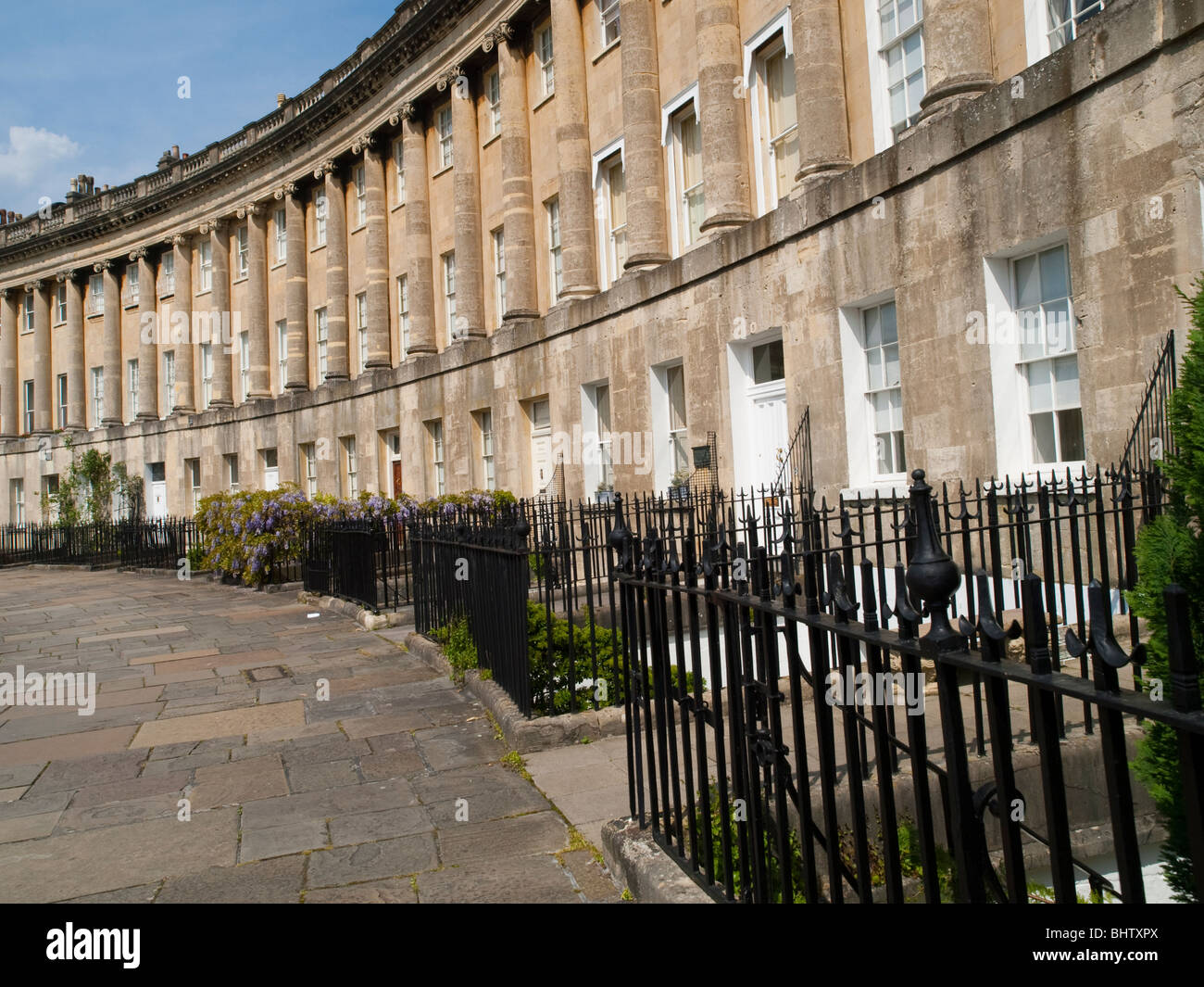 Royal Crescent in Bath Avon England UK Stock Photo - Alamy