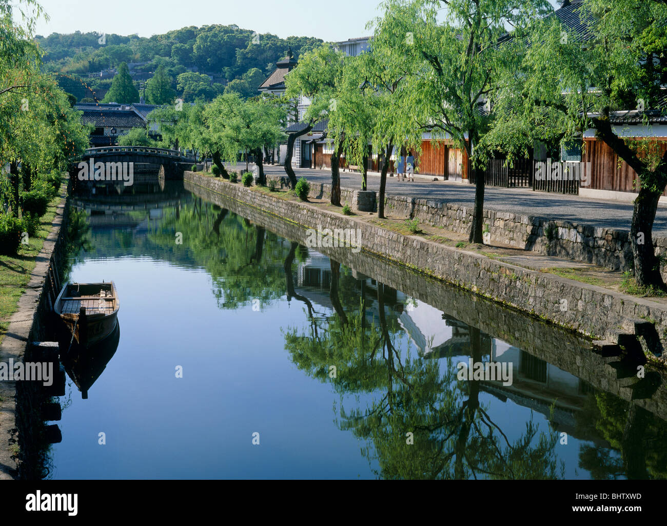Kurashiki River, Kurashiki, Okayama Stock Photo - Alamy