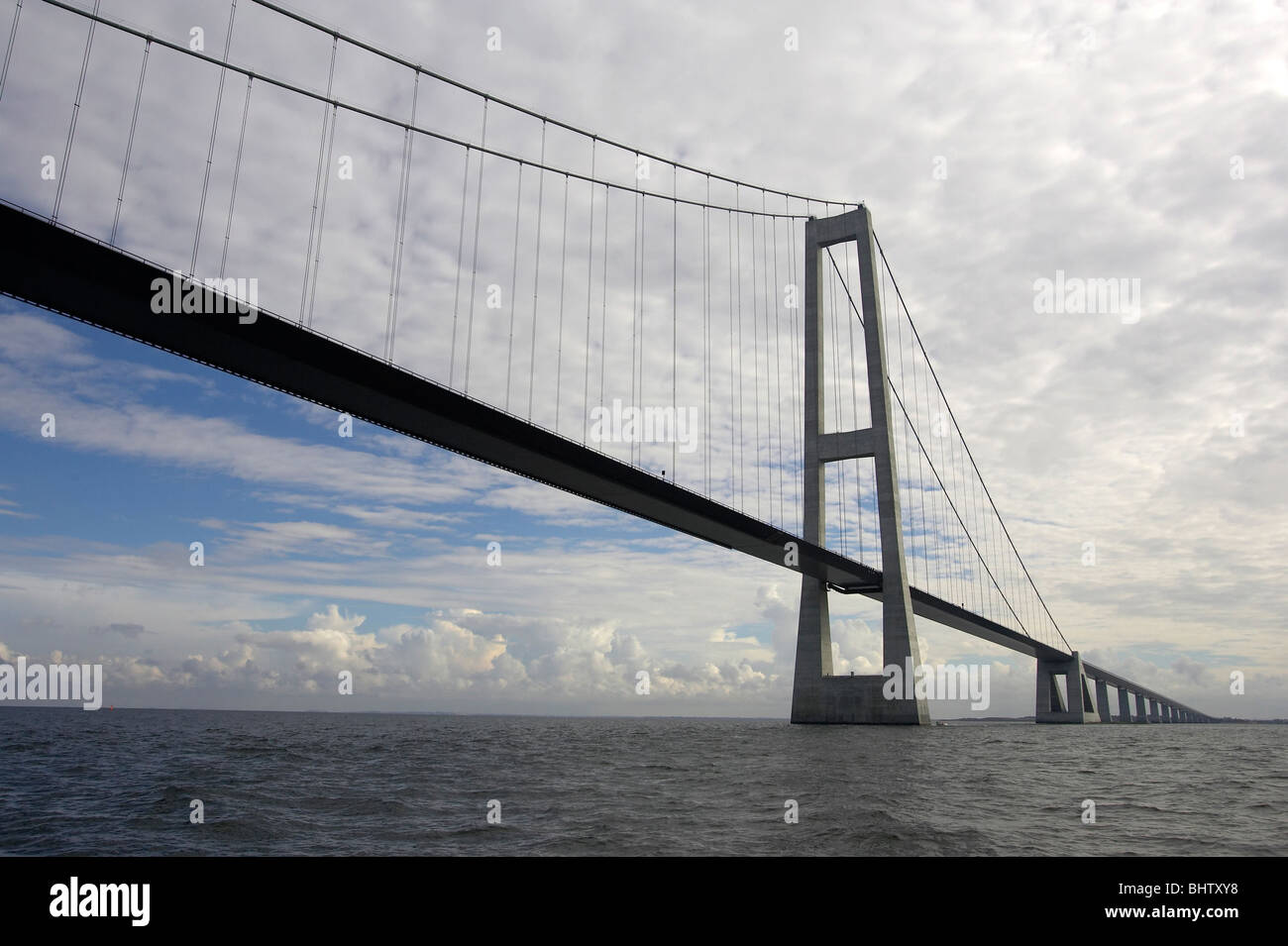 The Great Belt Bridge, Fyn, Denmark Stock Photo - Alamy