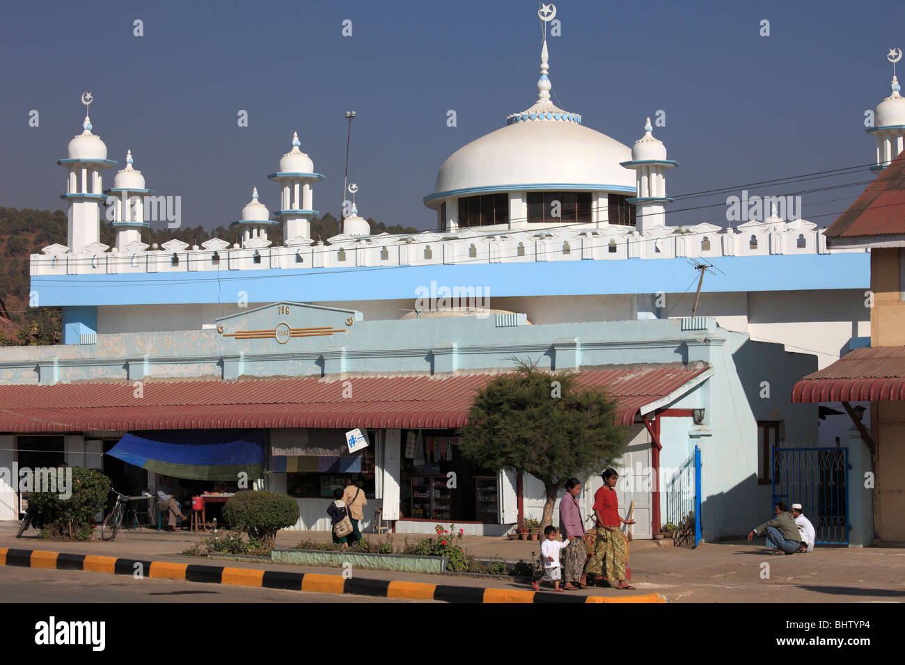 Myanmar, Burma, Kalaw, mosque, Shan State Stock Photo - Alamy Myanmar, Burma, Kalaw, mosque, Shan State Stock Photo - Alamy