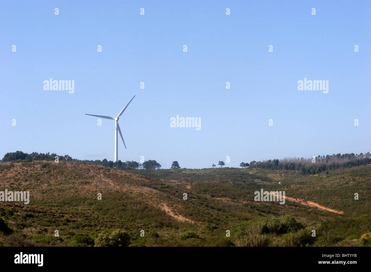 Wind Turbines, Countryside location, Europe, Renewables Stock Photo - Alamy