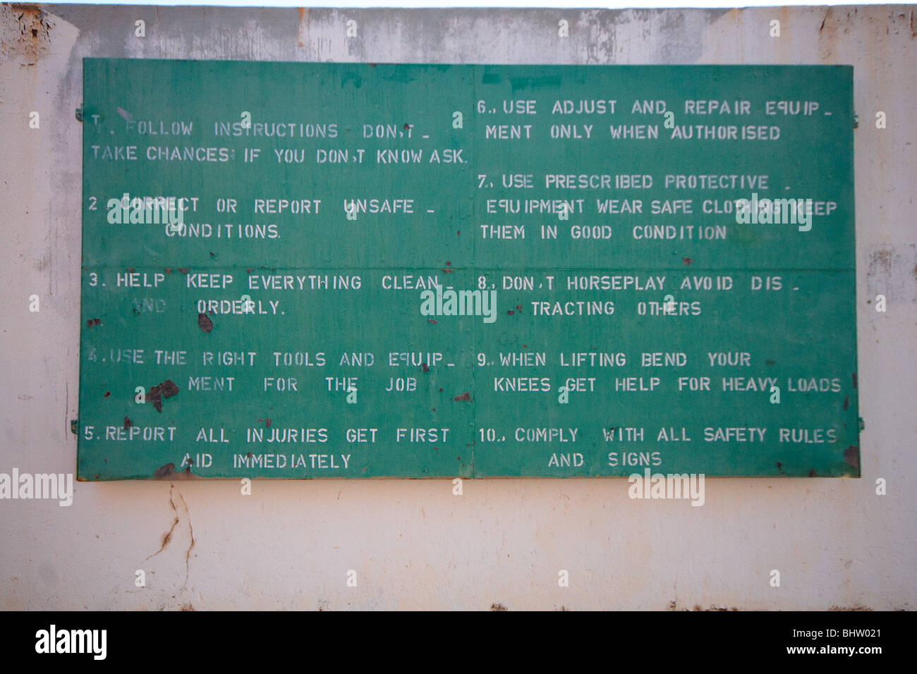 Africa Namibia Street Tsumeb Copper Mine Stock Photo - Alamy