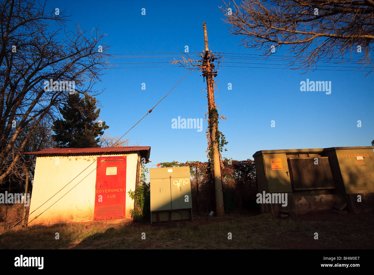 Africa Namibia Tsumeb Copper Mine Warehouse Stock Photo - Alamy