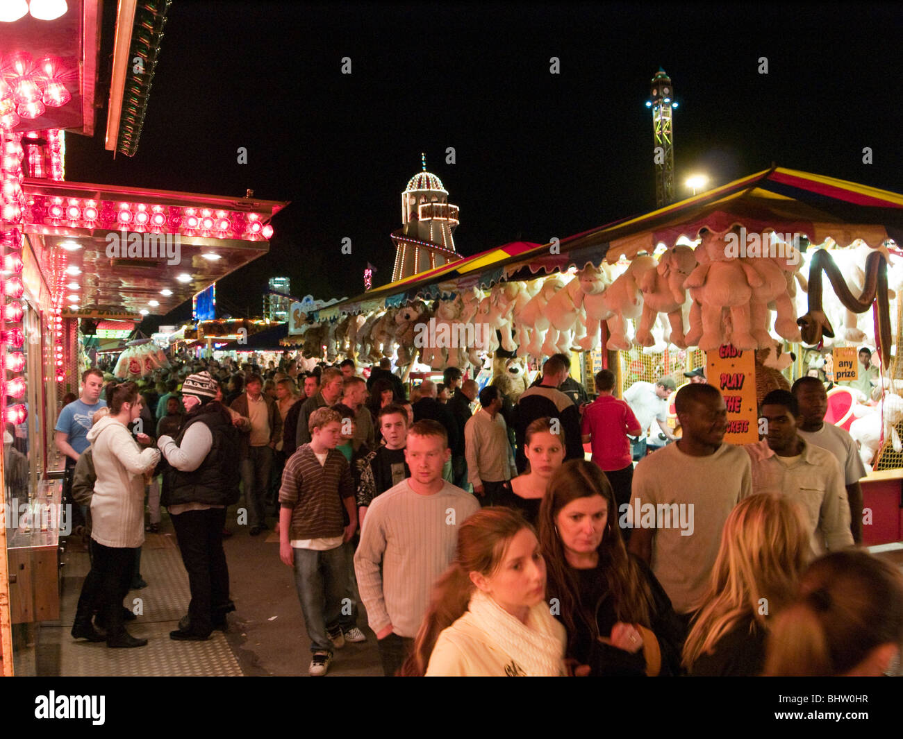 The annual Goose Fair in Nottingham, Nottinghamshire England UK Stock ...