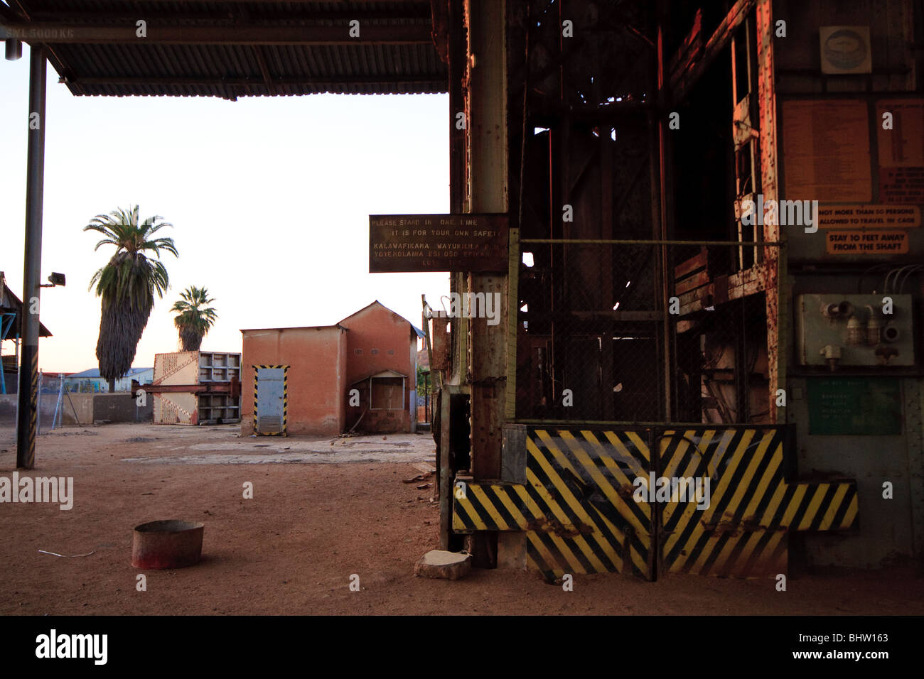 Africa Namibia Street Tsumeb Copper Mine Stock Photo - Alamy