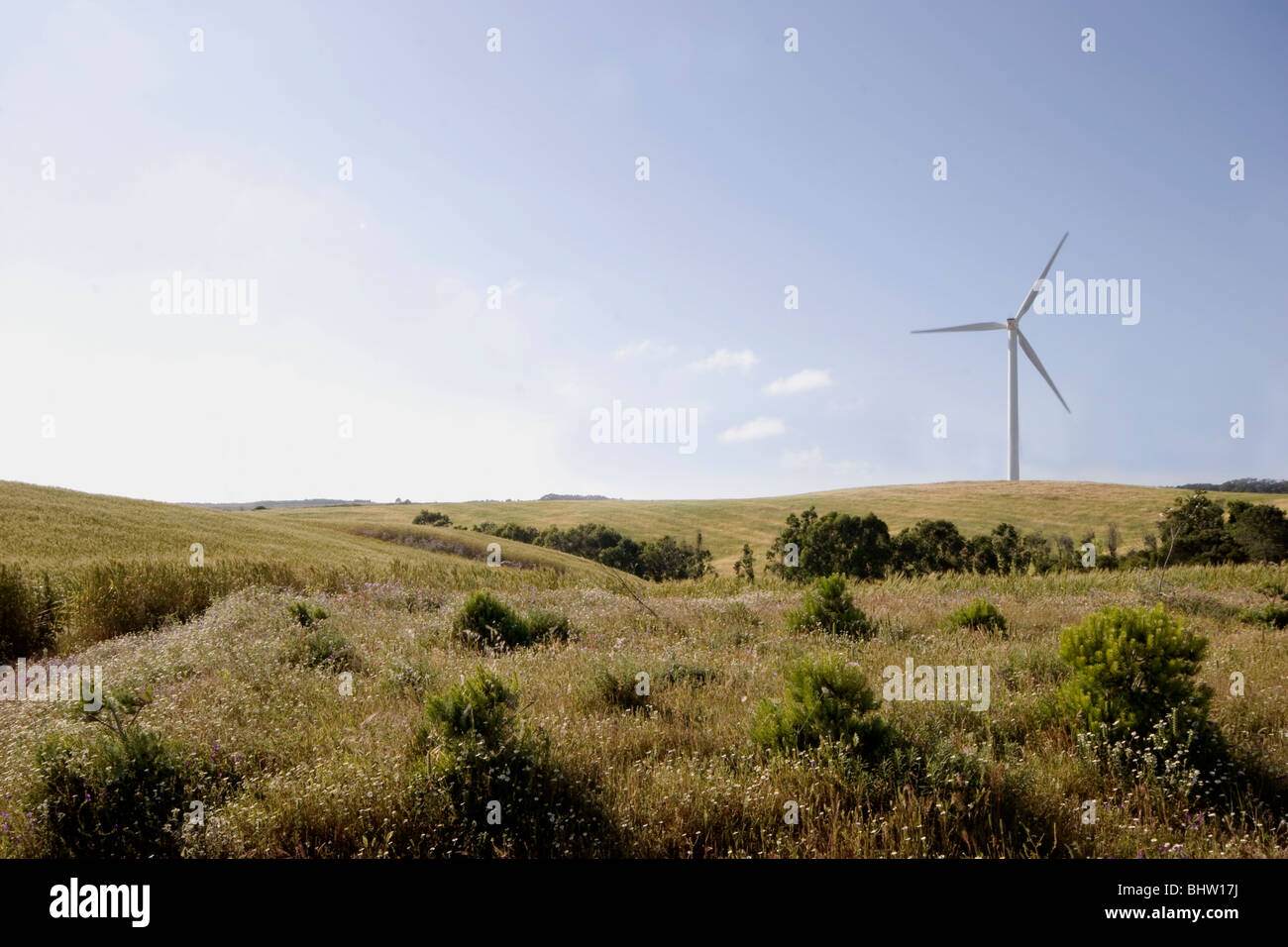 Wind Turbines, Countryside location, Europe, Renewables Stock Photo - Alamy