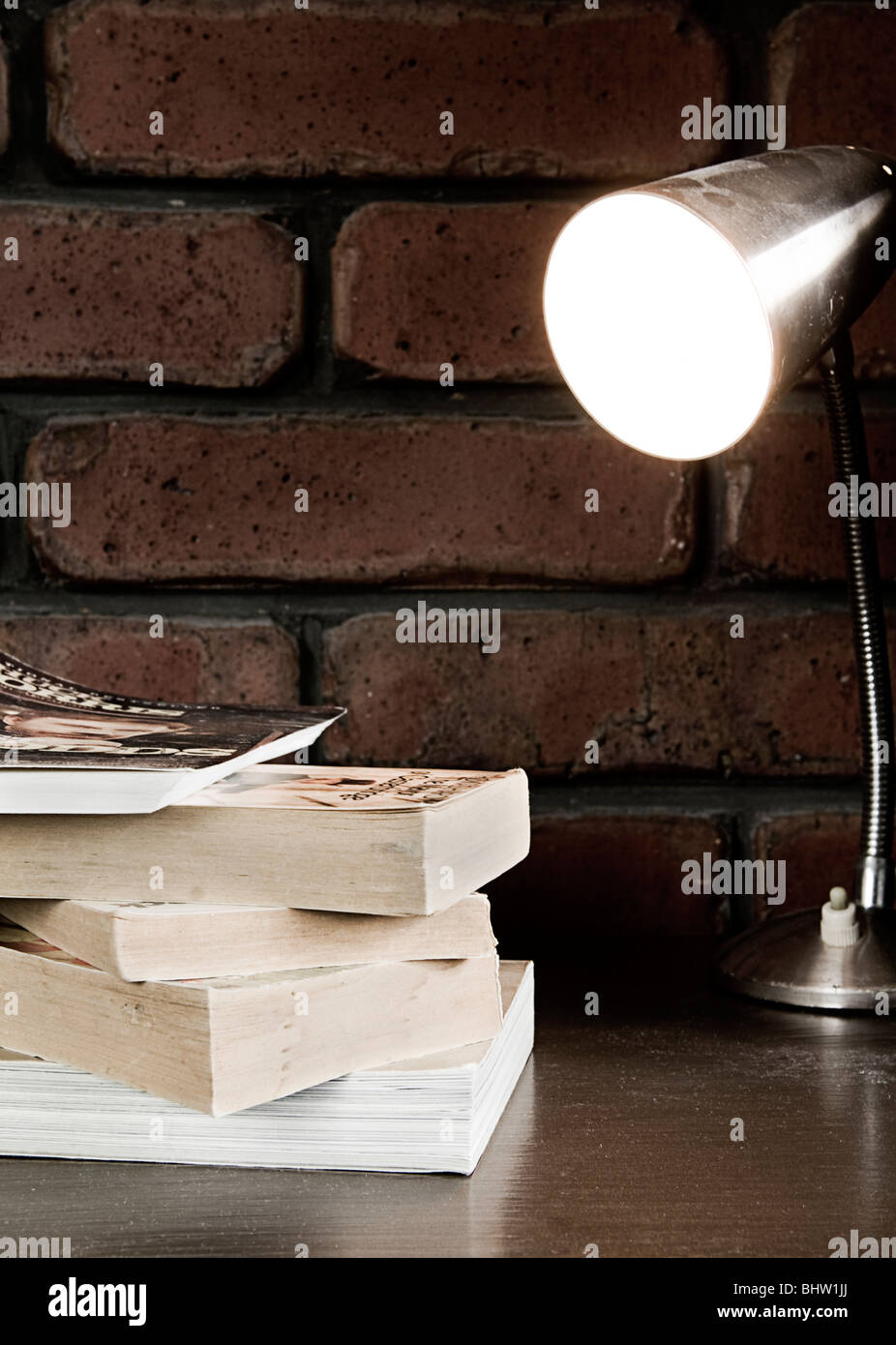 Book under table hi-res stock photography and images - Alamy