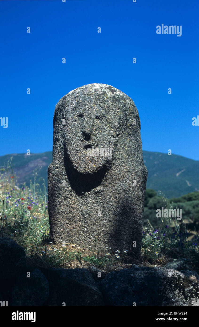 Filitosa, Prehistoric Statue Menhir (Filitosa XIII), Standing Stone ...