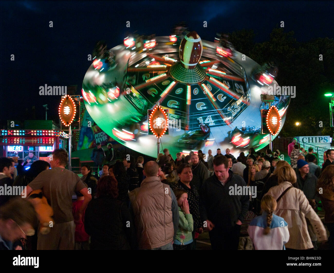 The annual Goose Fair in Nottingham, Nottinghamshire England UK Stock ...