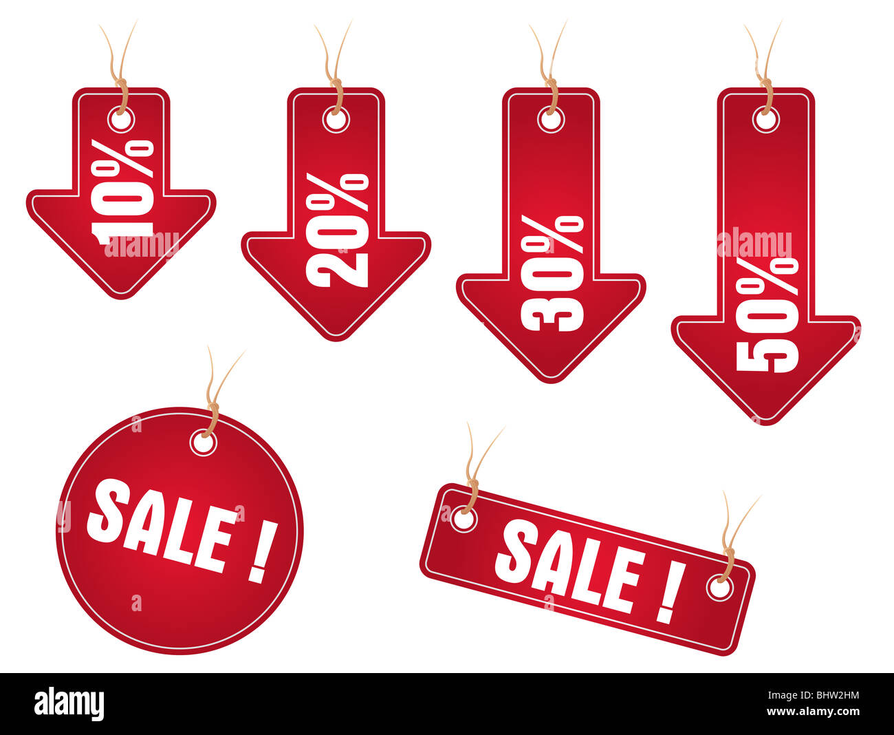Supermarket stickers Cut Out Stock Images & Pictures - Alamy