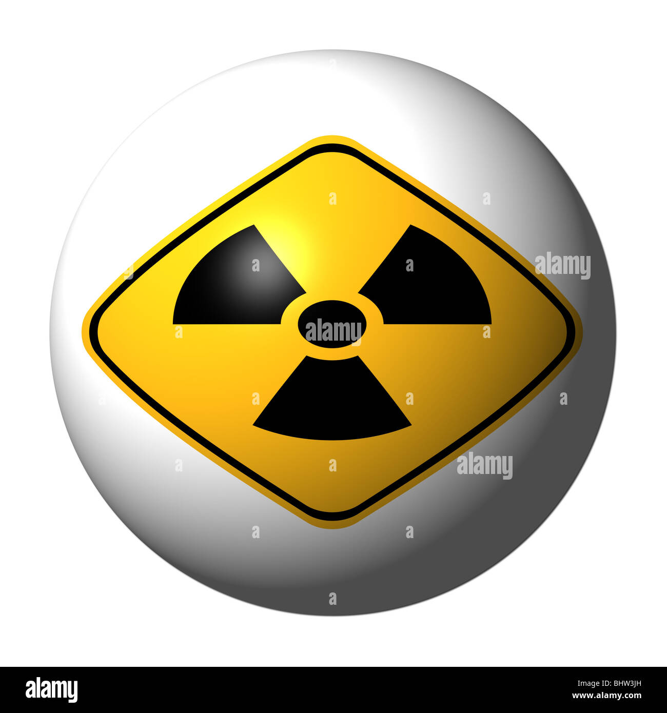 Nuclear sign radiation Cut Out Stock Images & Pictures - Alamy