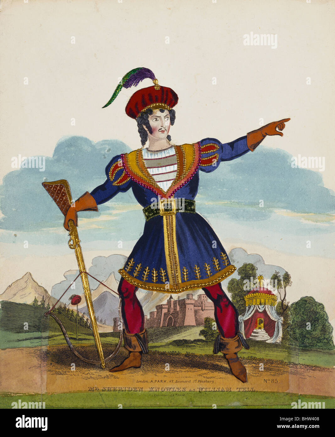 William tell illustration hi-res stock photography and images - Alamy