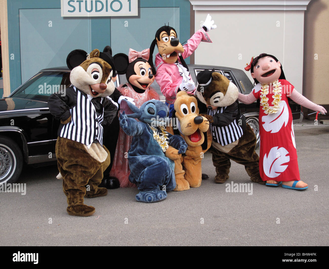 Mickey and Minnie, Chipand Dale,Stitche and Lilo,Goofy,Pluto,Walt ...