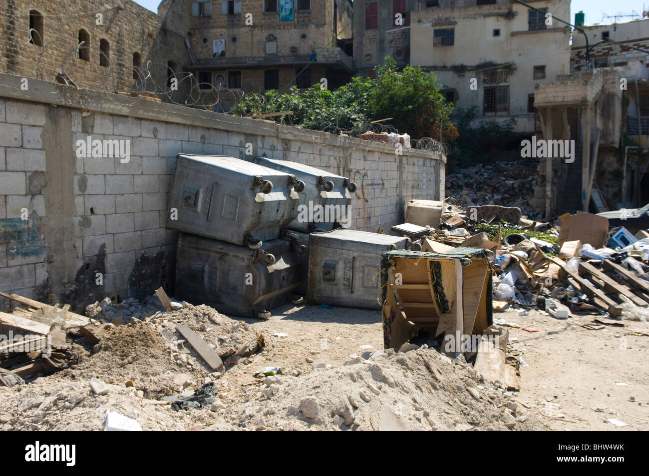 Slums of Saida Lebanon Middle East Asia Stock Photo - Alamy