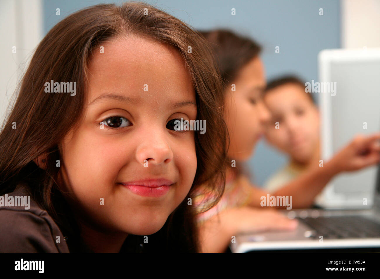 Children computers ethnic classroom hi-res stock photography and images ...