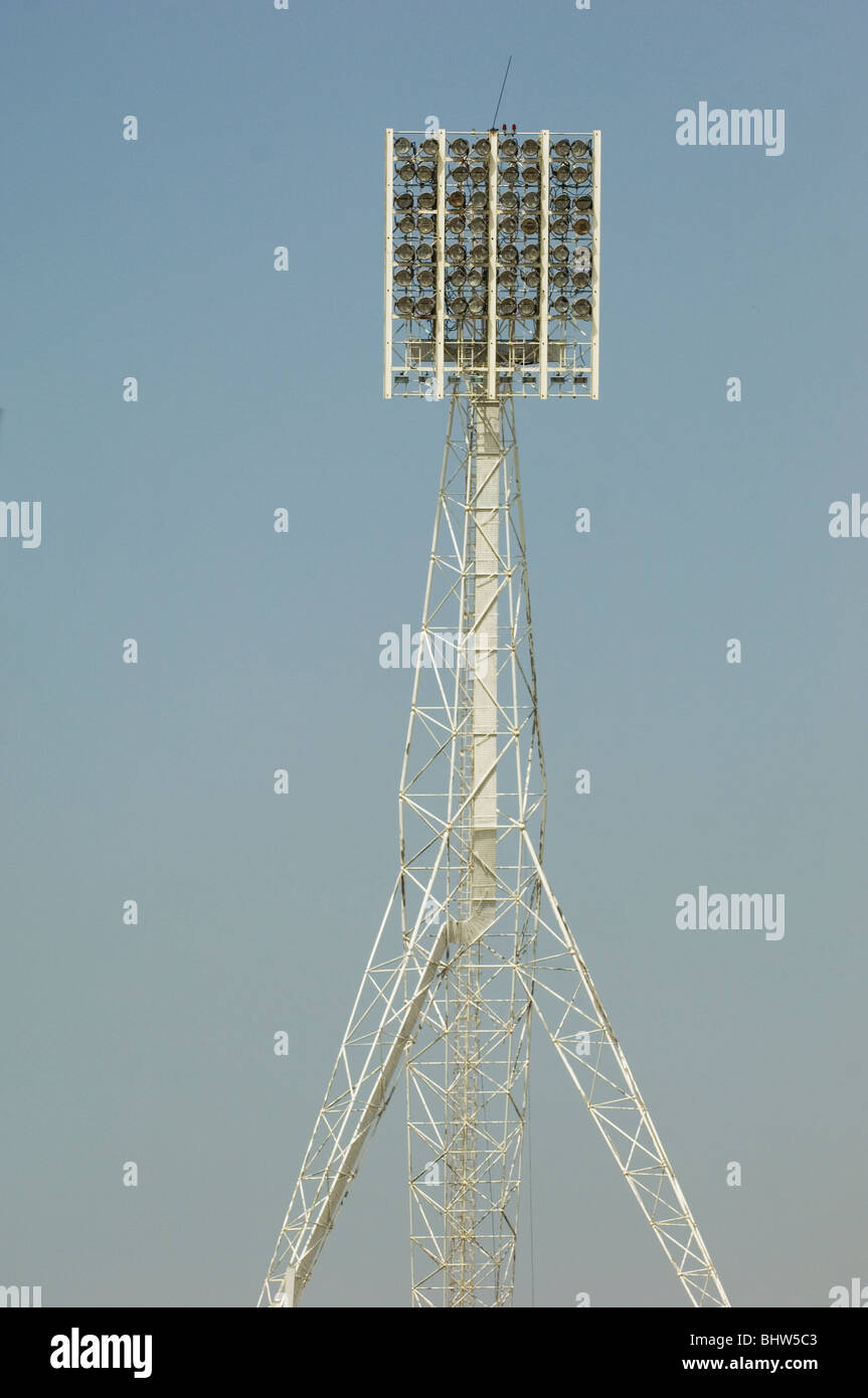 Football field light post in Beirut Lebanon Middle East Stock Photo - Alamy