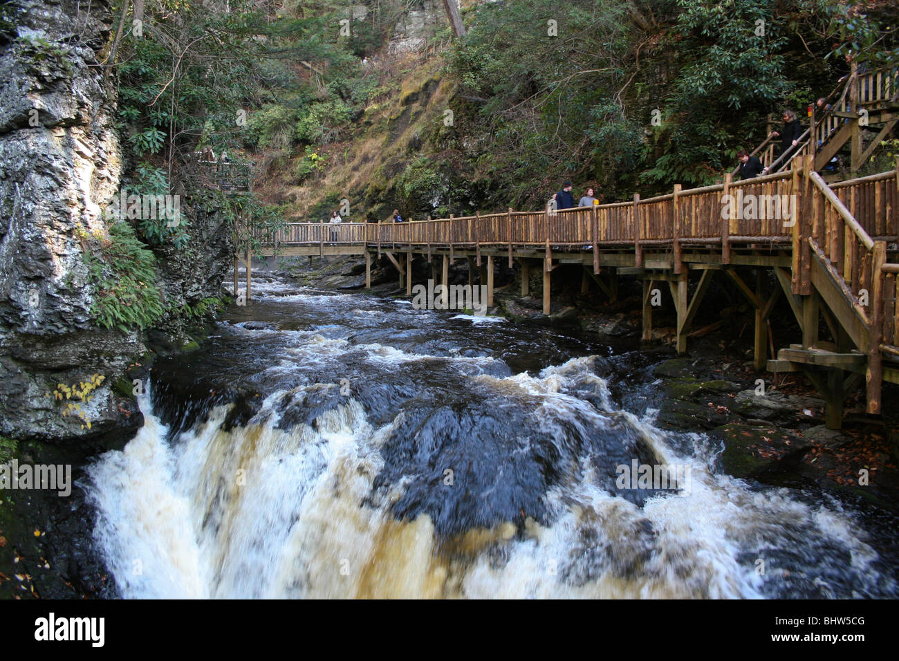 Steps, walkways, bridges and catwalks enhance access to the Upper Gorge ...