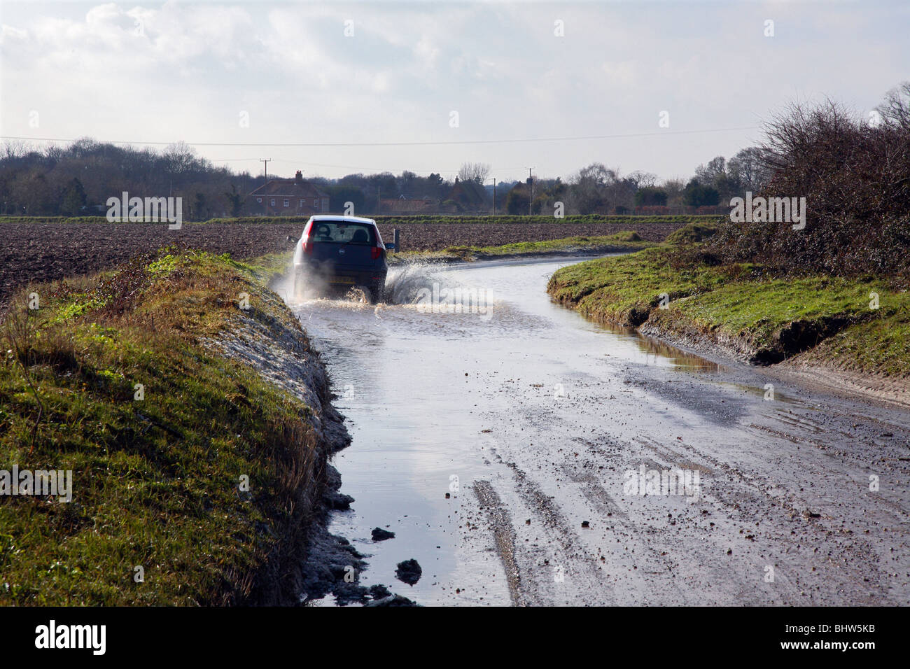 Drive along road rural land hi-res stock photography and images - Alamy