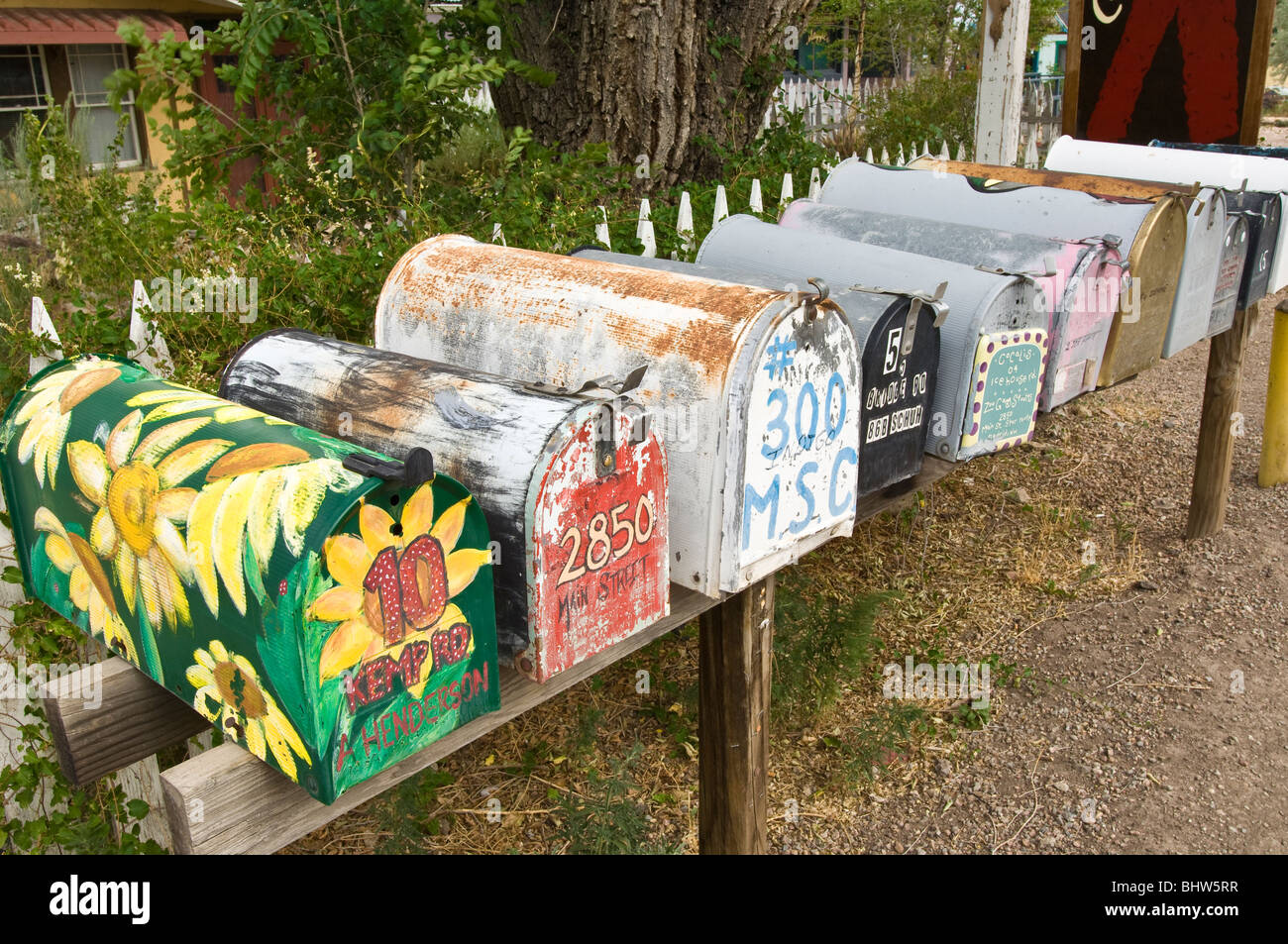 Colorful mailbox hi-res stock photography and images - Alamy