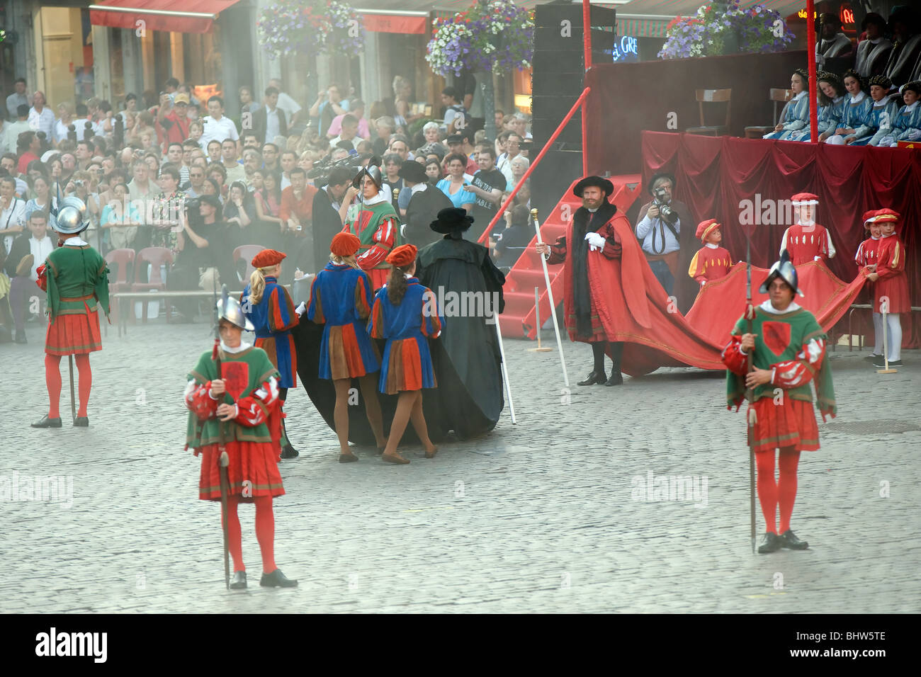 Procession during the Ommegang, Brussels, Belgium Stock Photo - Alamy