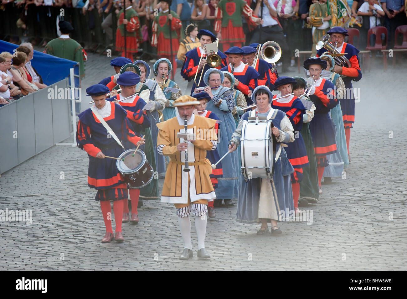 Procession during the Ommegang, Brussels, Belgium Stock Photo - Alamy