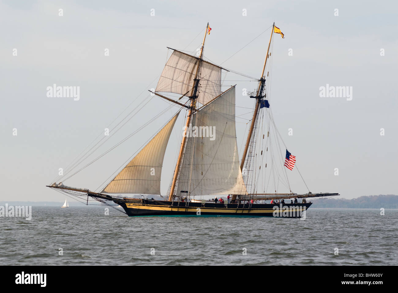 Baltimore clipper schooner hi-res stock photography and images - Alamy