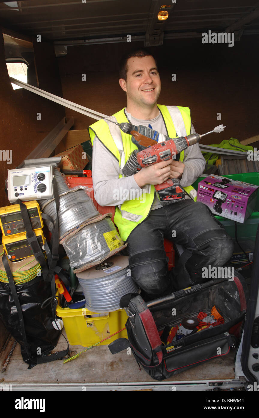 Electrician Van High Resolution Stock Photography and Images - Alamy