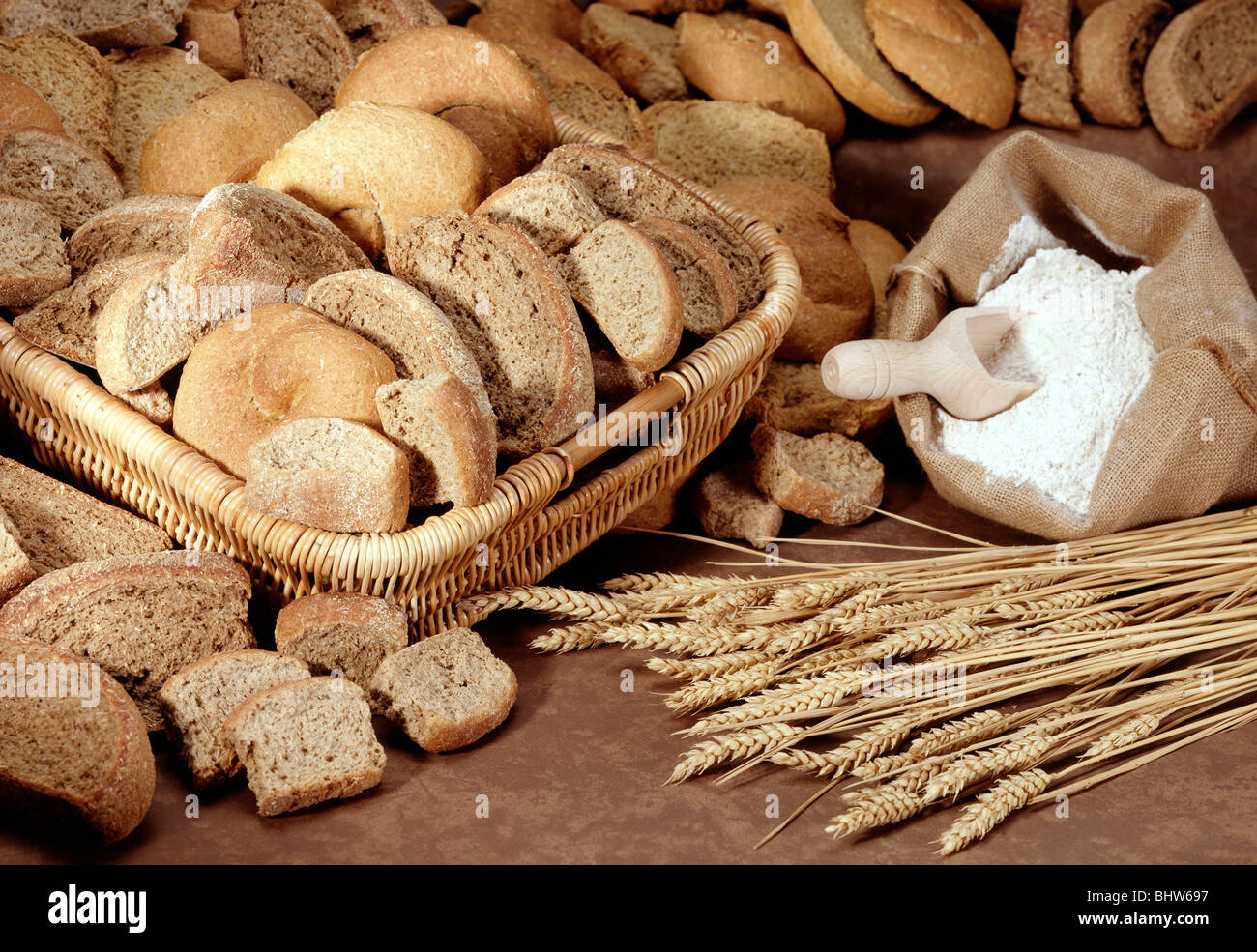 Various types of rusks Stock Photo - Alamy