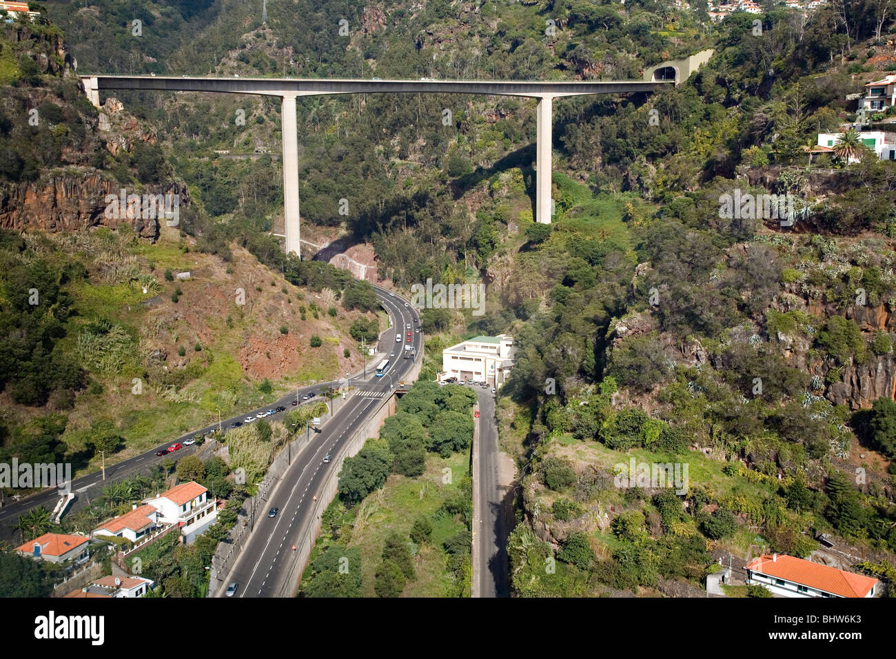Road bridge over deep valley hi-res stock photography and images - Alamy