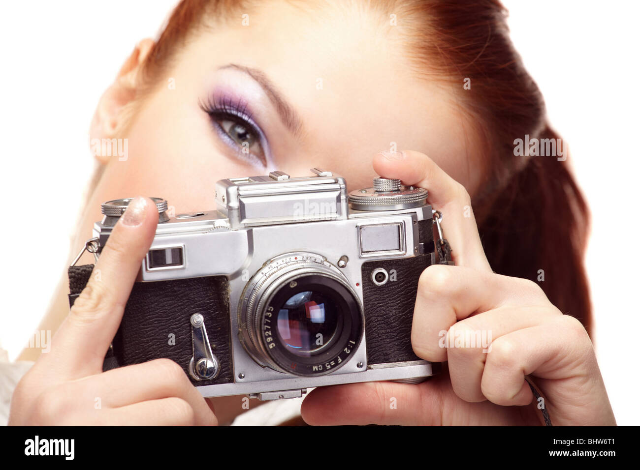 Women camera hi-res stock photography and images - Alamy