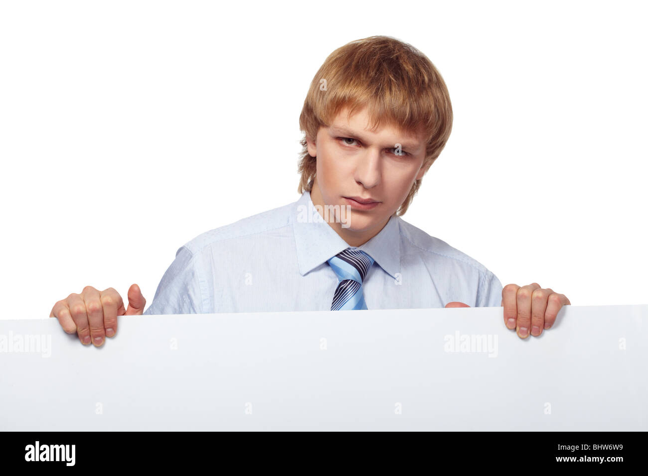 Businessman giving presentation Stock Photo - Alamy