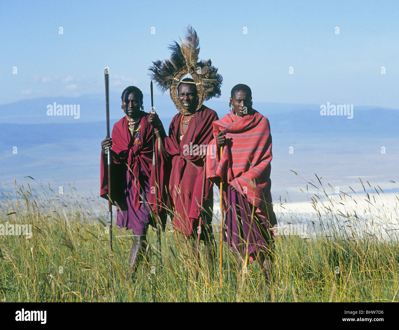 Masai warrior tourist hi-res stock photography and images - Alamy