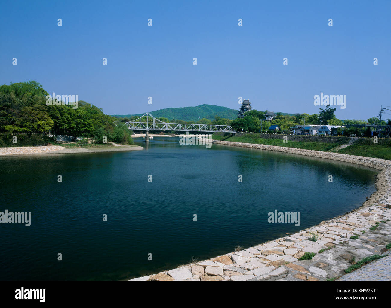 Asahi River, Okayama, Okayama, Japan Stock Photo - Alamy