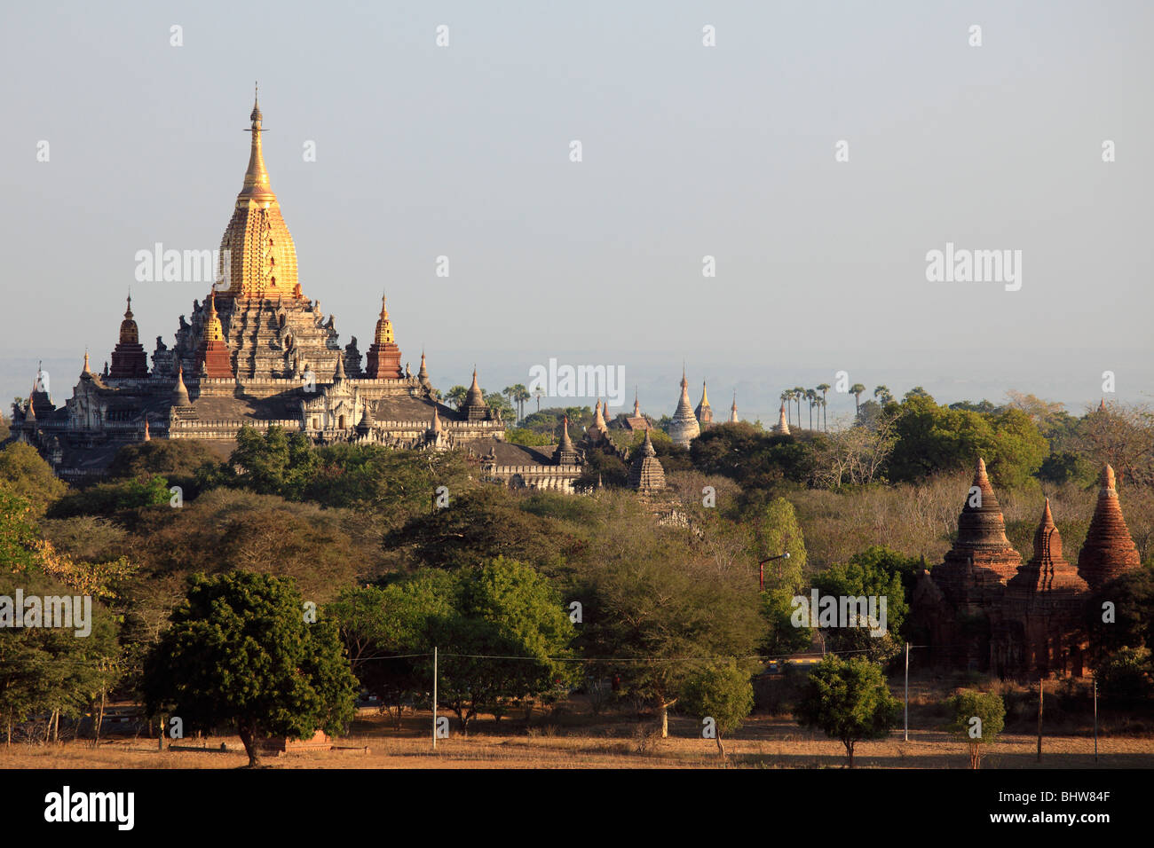 Myanmar, Burma, Bagan, Ananda Temple Stock Photo - Alamy