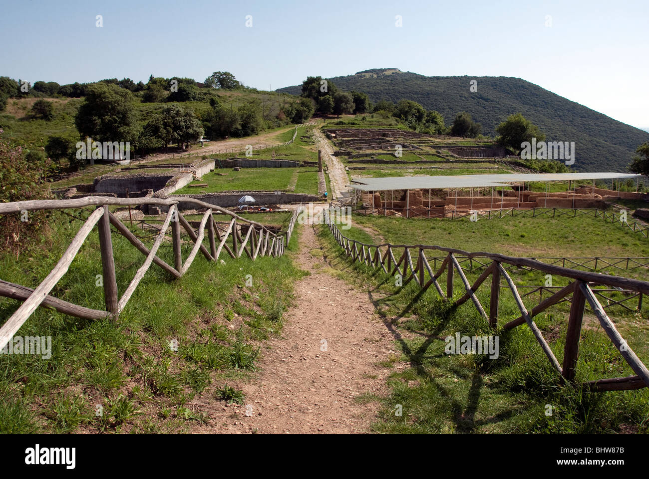 Archaeological site of Roselle in the province of Grosseto, Tuscany ...