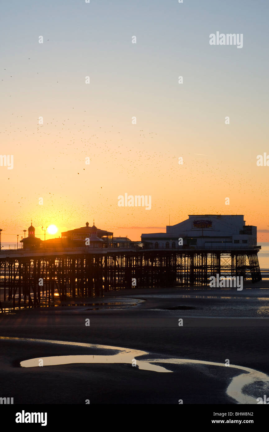 Blackpool piers tower hi-res stock photography and images - Alamy