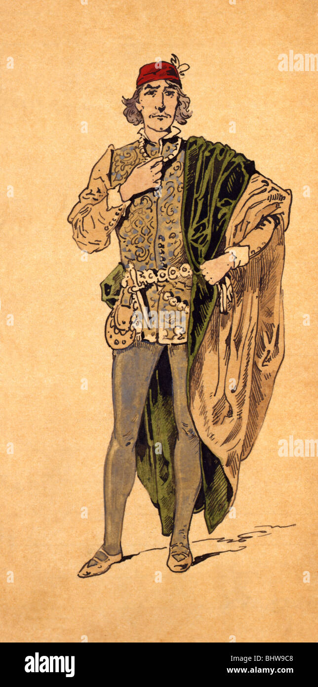 Juliet Capulet Costume Drawing