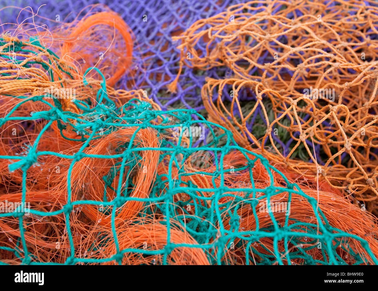 Commercial Fishing Net Stock Photo - Alamy