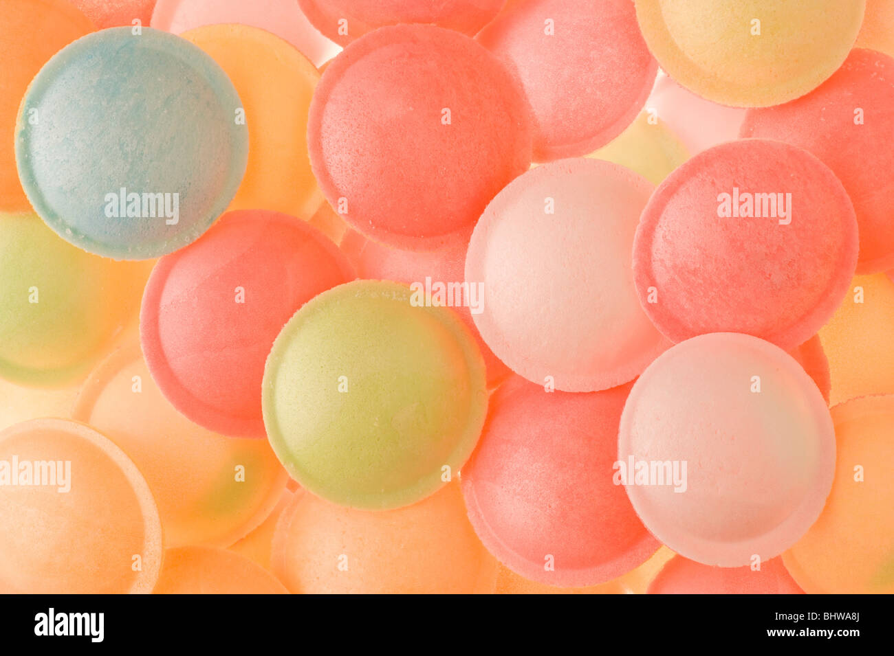 Flying Saucer sweets, made from rice paper that has a sour sherbet ...