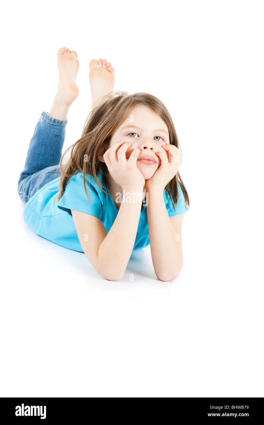 Girl rest Cut Out Stock Images & Pictures - Alamy