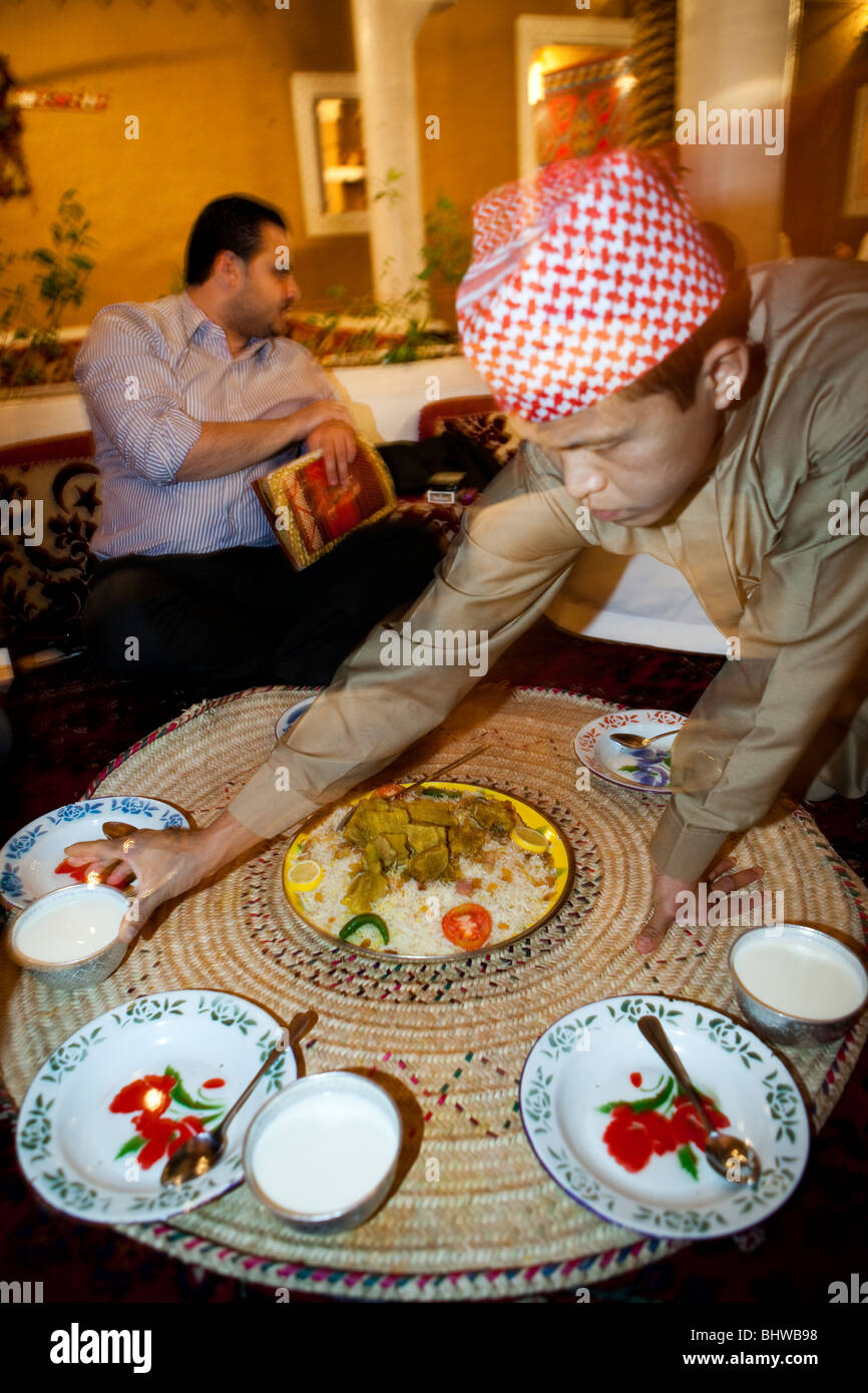 Traditional Saudi Arabian restaurant Riyadh Arabia Stock Photo - Alamy